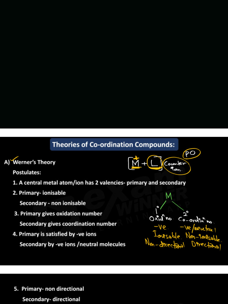 Chemistry Coordination Compounds Part 3 Note 582 | PDF