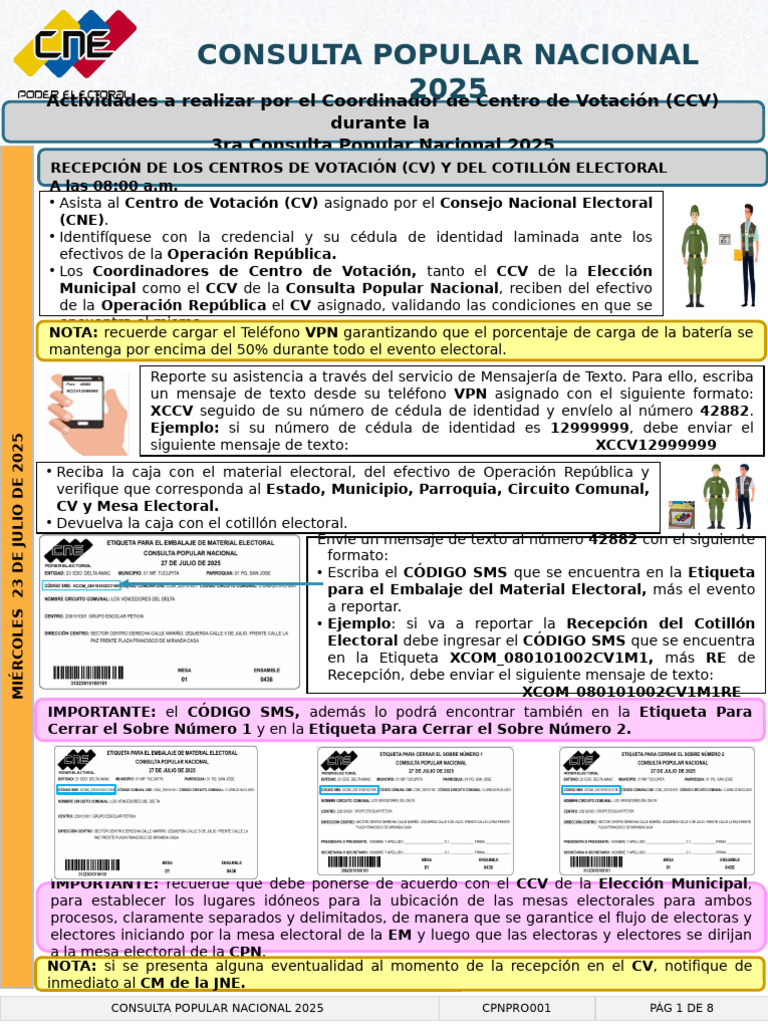 3cpnpro001_2025 Protocolo Actividades Ccv_v14 | PDF | Votación | Democracia