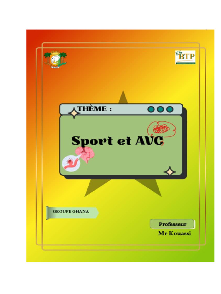 Prévention et réhabilitation de l'AVC par le sport | PDF | Accident ...