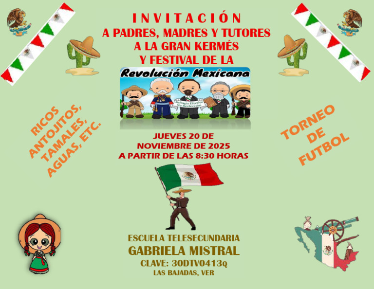 Invitación a la Kermés Escolar 2025 | PDF