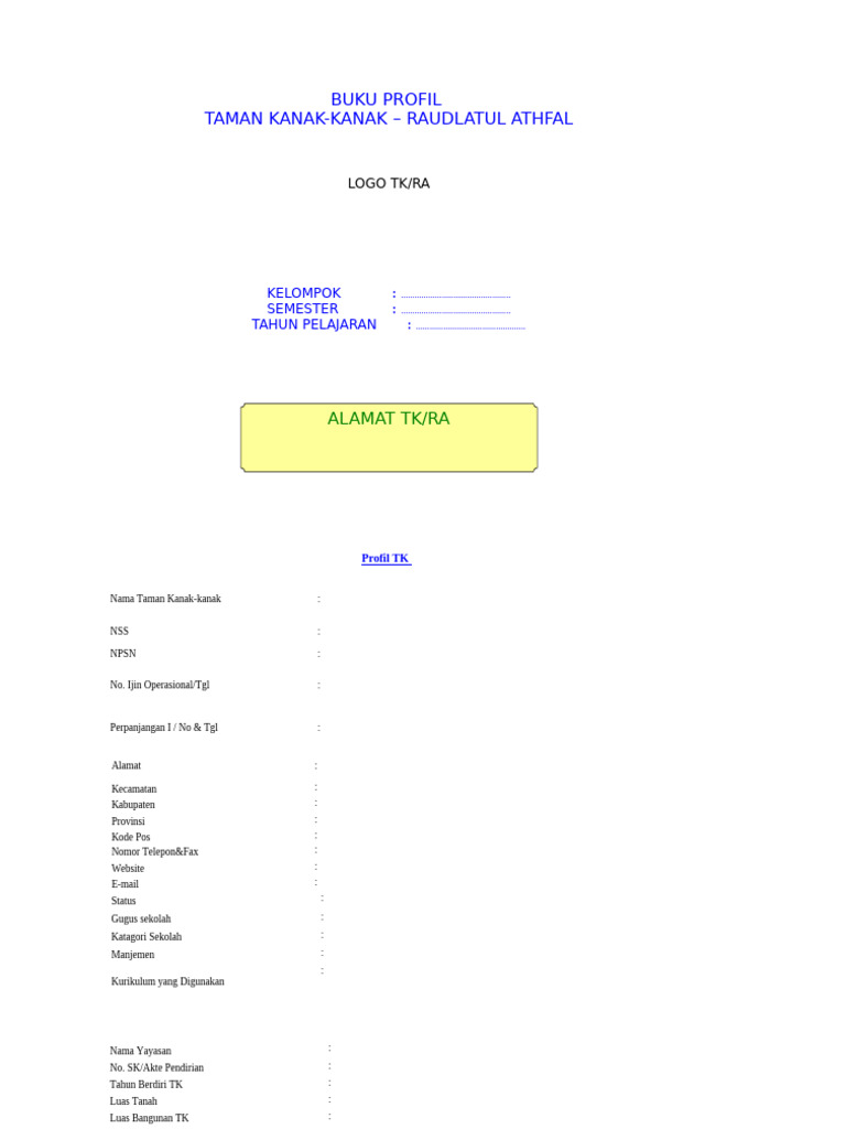 Buku Profil Pg5 | PDF