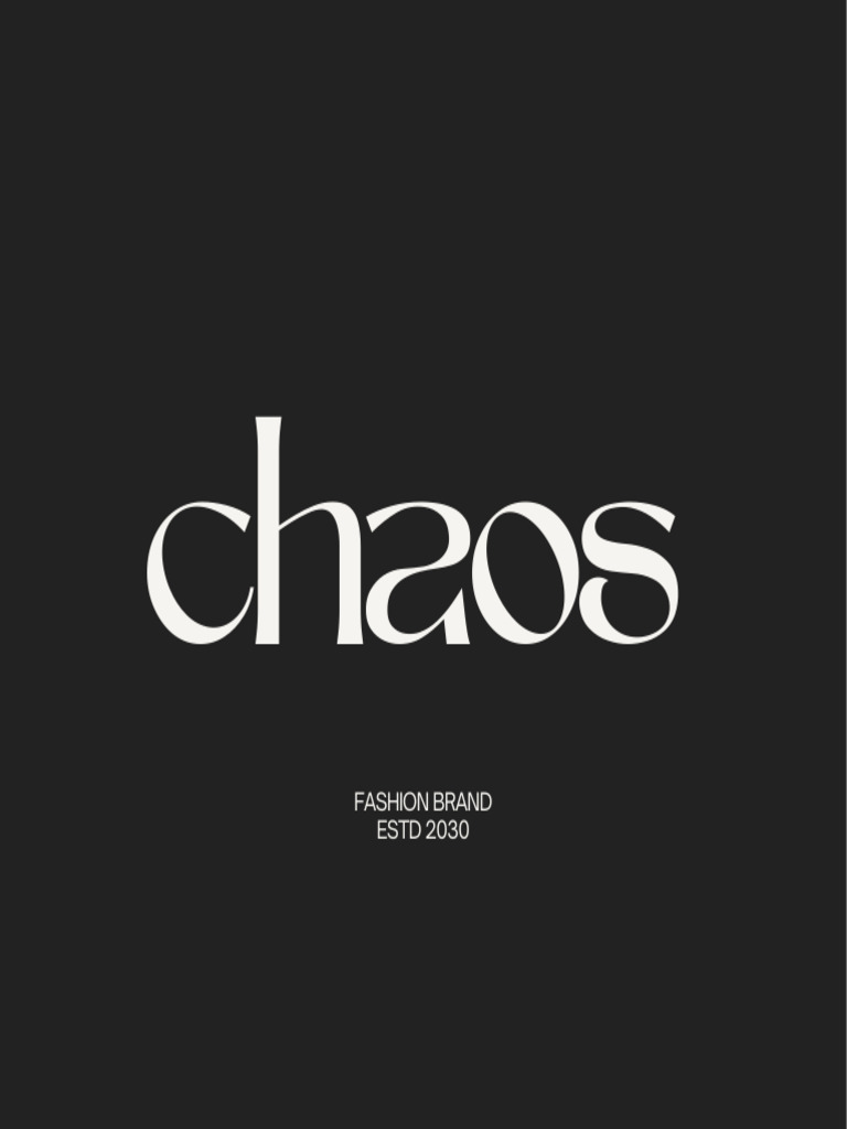 Black White Simple Minimal Classic Circular Typographic Fashion Brand ...