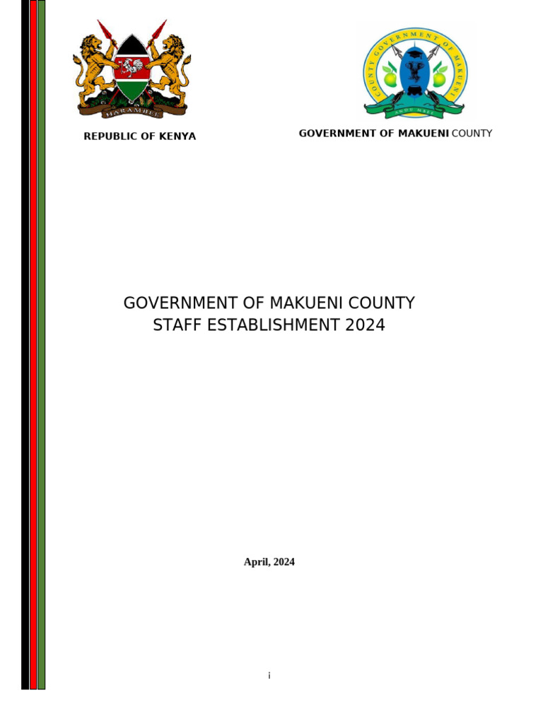 Final Staff Establishment 23 04 2024 335pm | PDF | Agriculture | Crops
