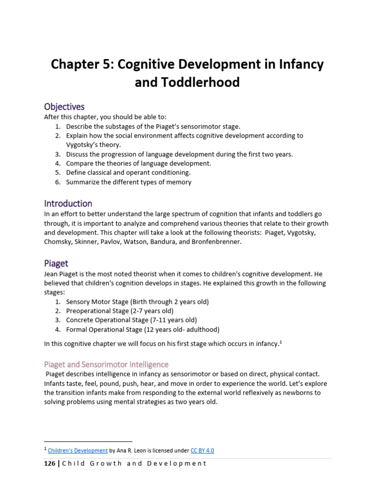 Child Growth and Development Chapter 5 | PDF | Classical Conditioning | Memory