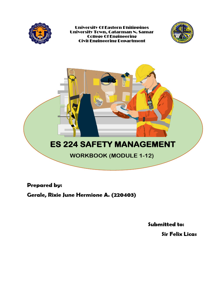 SafetyManagementWorkbook | PDF | Personal Protective Equipment ...