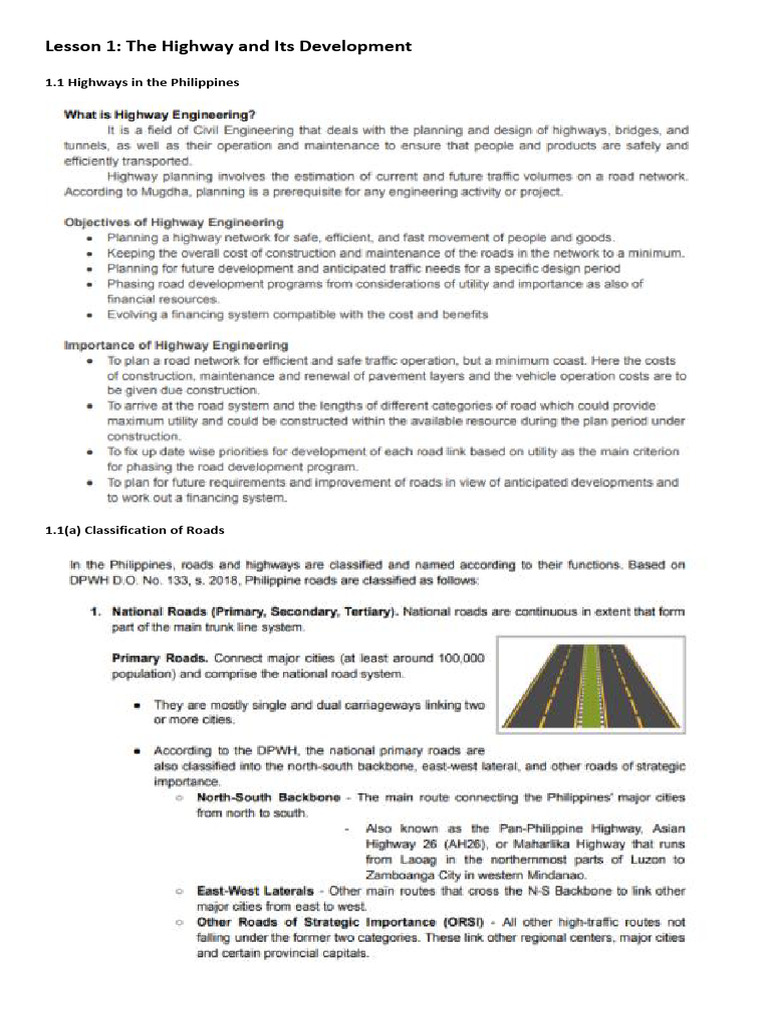 Challenges in Philippine Highway Development | PDF | Road | Topography