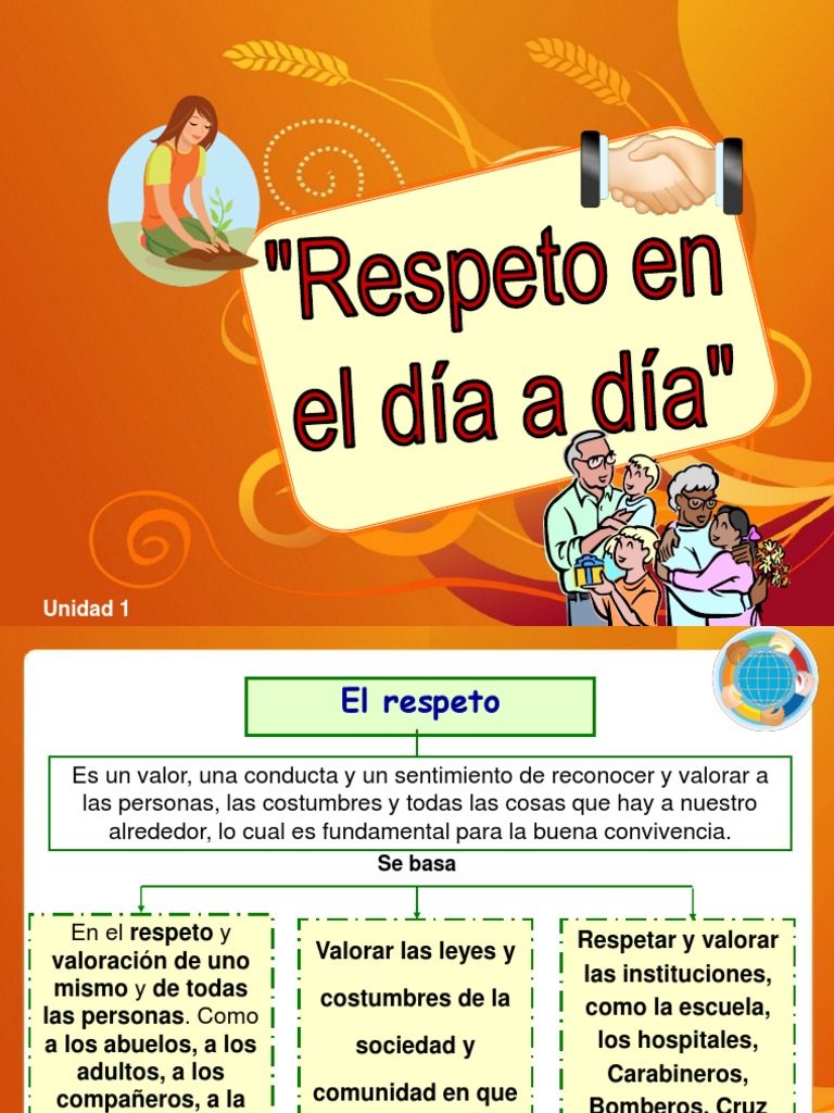 El Respeto: Valor Fundamental en la Convivencia | PDF | Institución ...
