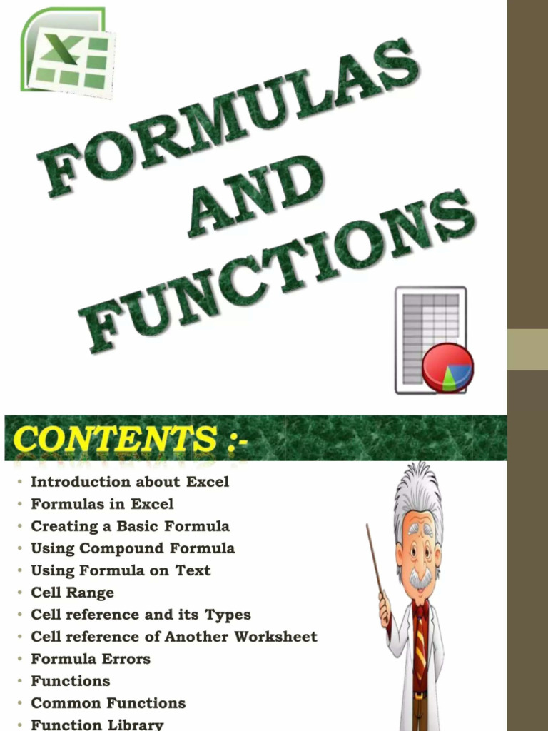 Formula and Functions- Excel | PDF