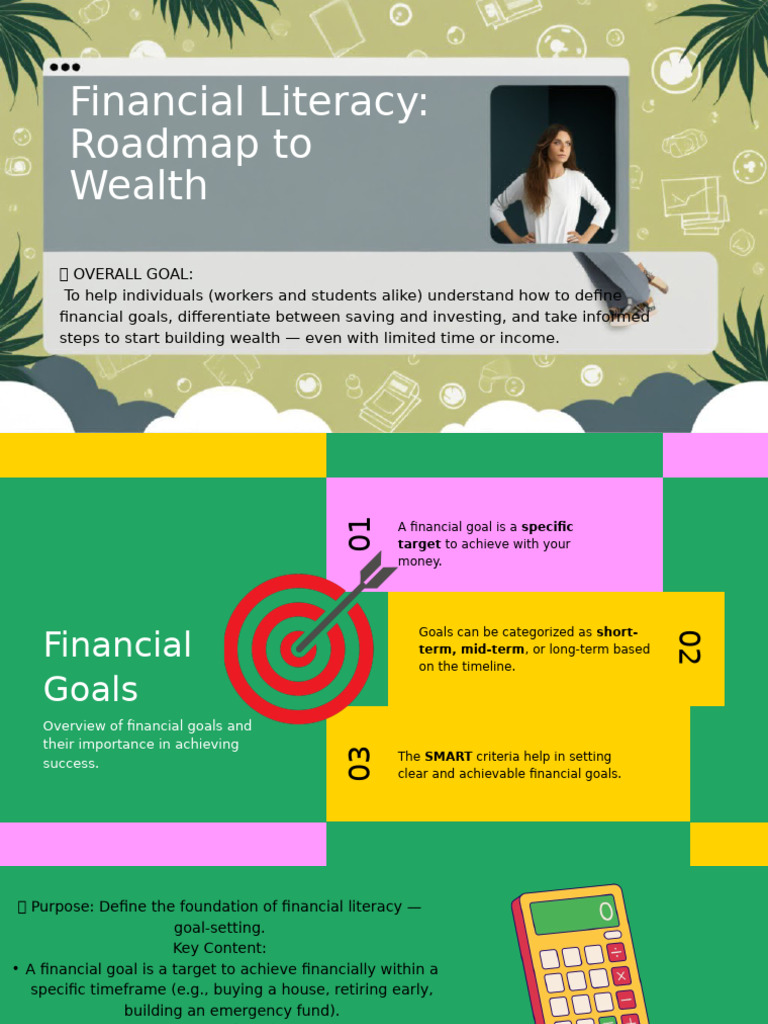 Presentation - Financial Literacy Building Wealth | PDF | Goal ...