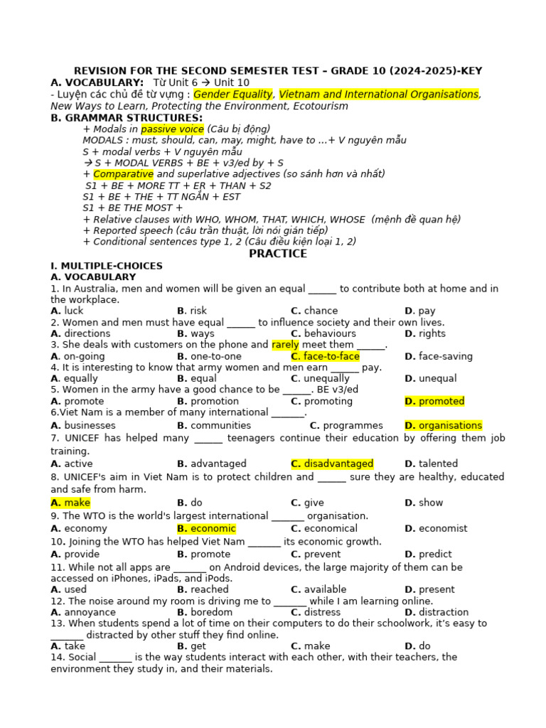 GLOBAL 10 HKII (1) | PDF | Natural Environment | Deforestation