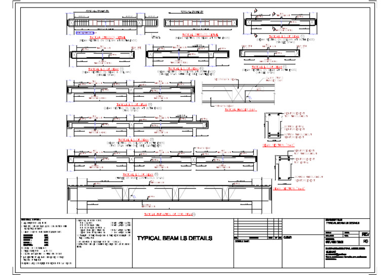 Typical Beam Ls Details | PDF