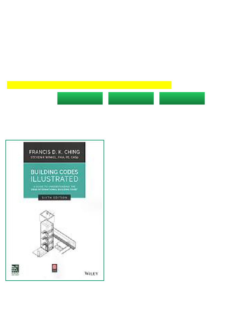 (Ebook) Building Codes Illustrated: A Guide to Understanding the 2018 ...