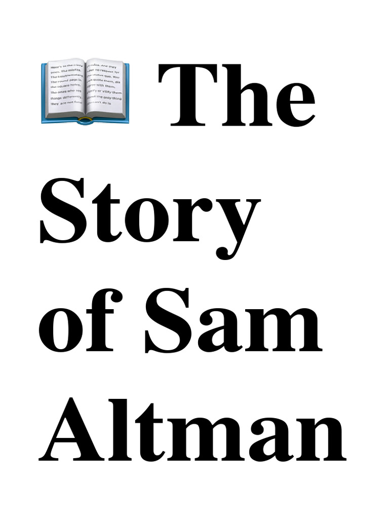 Sam Altman's Journey in Tech Innovation | PDF