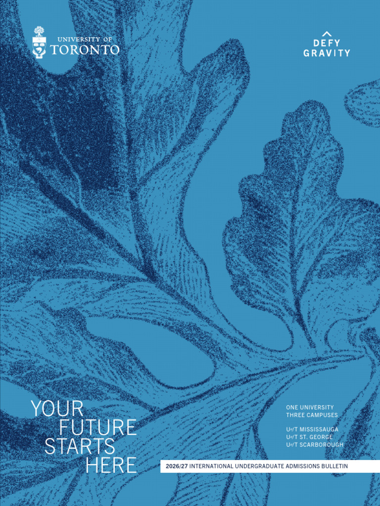 International Student Viewbook Uoft 2025 | PDF | University And College ...
