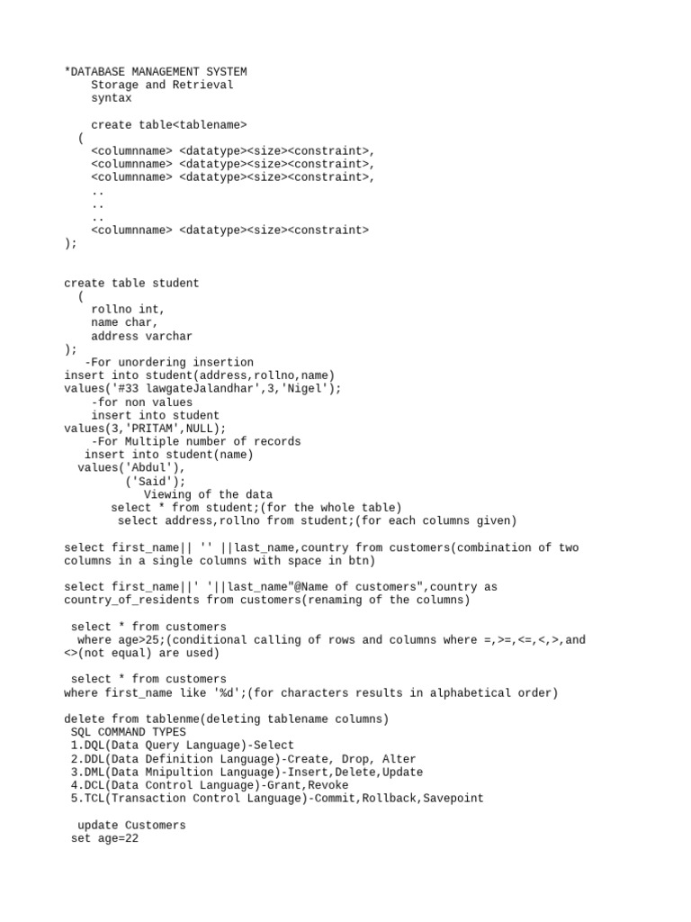 Database Management System | PDF
