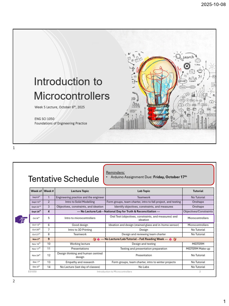 Lec 05 - Introduction To Microcontrollers | PDF | Printed Circuit Board ...