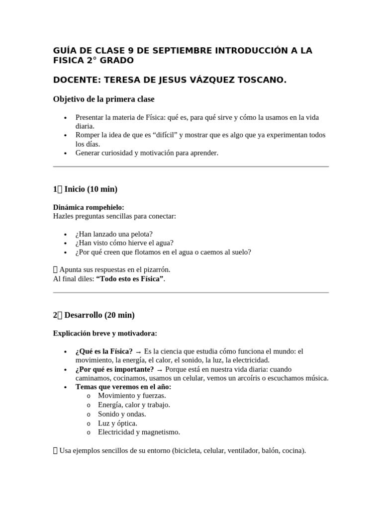 Introducción a La Fisica | PDF | Física | Fuerza