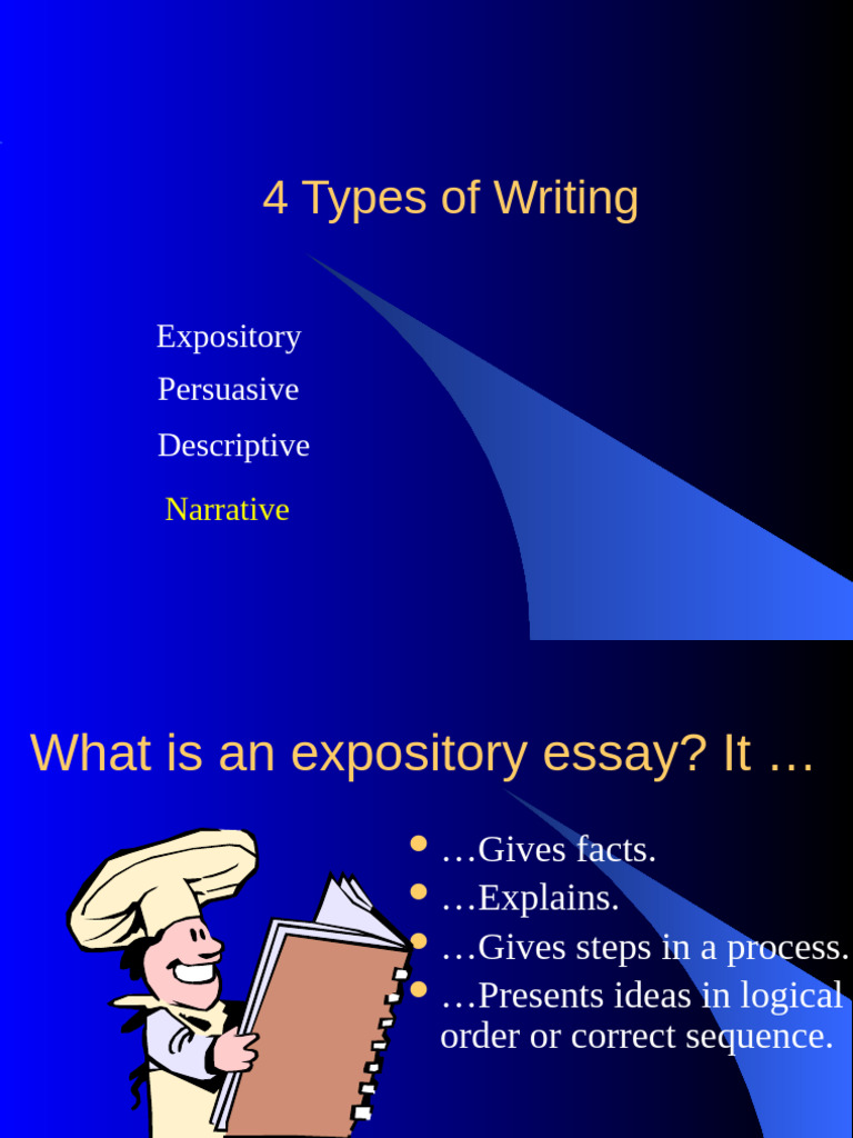 Types of Writing: Expository to Narrative | PDF