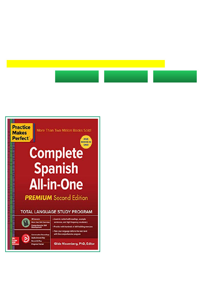 (Ebook) Complete Spanish All-In-One by Gilda Nissenberg ISBN ...