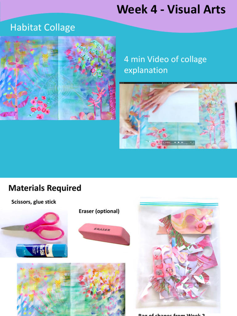 Visual Arts - Wk 4 - Instructions | PDF | Gesture | Nonverbal Communication