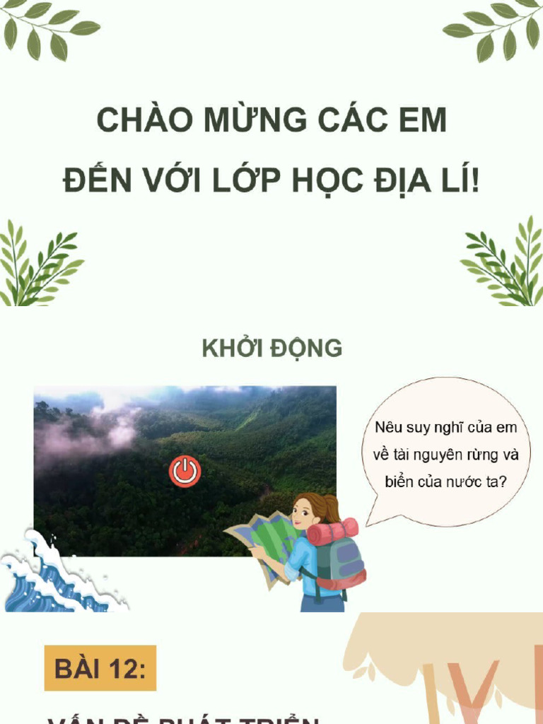 KNTT Bai 12 Van de Phat Trien Nganh Lam Nghiep Va Nganh Thuy San | PDF