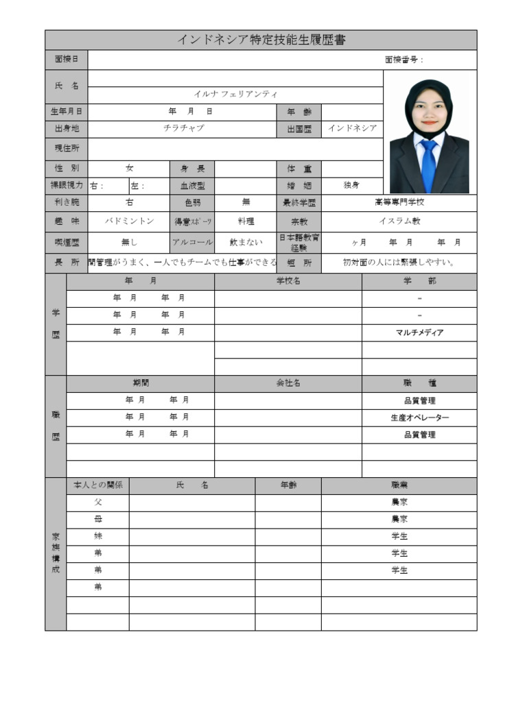 CV Irna Felianti Coe Final | PDF