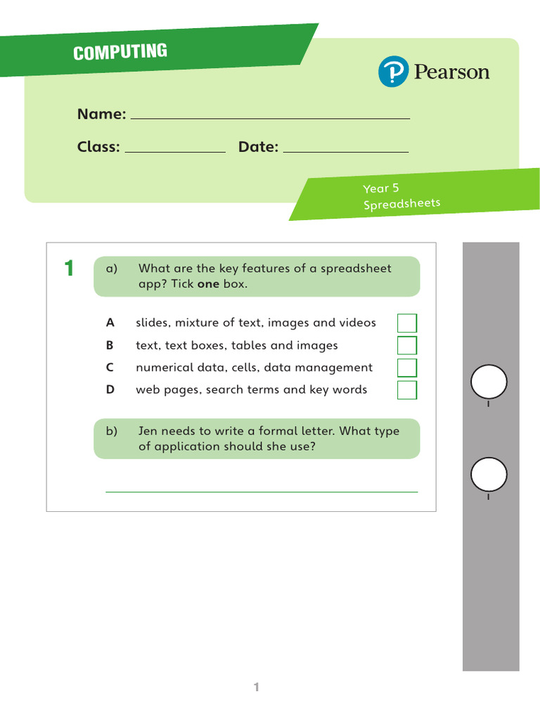 Ip Pt Computing y5 Sp Set2 | PDF | Spreadsheet | Application Software