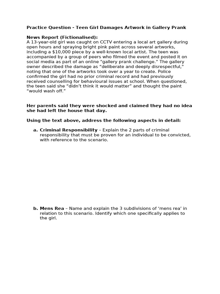 Practice Question Extended Response | PDF