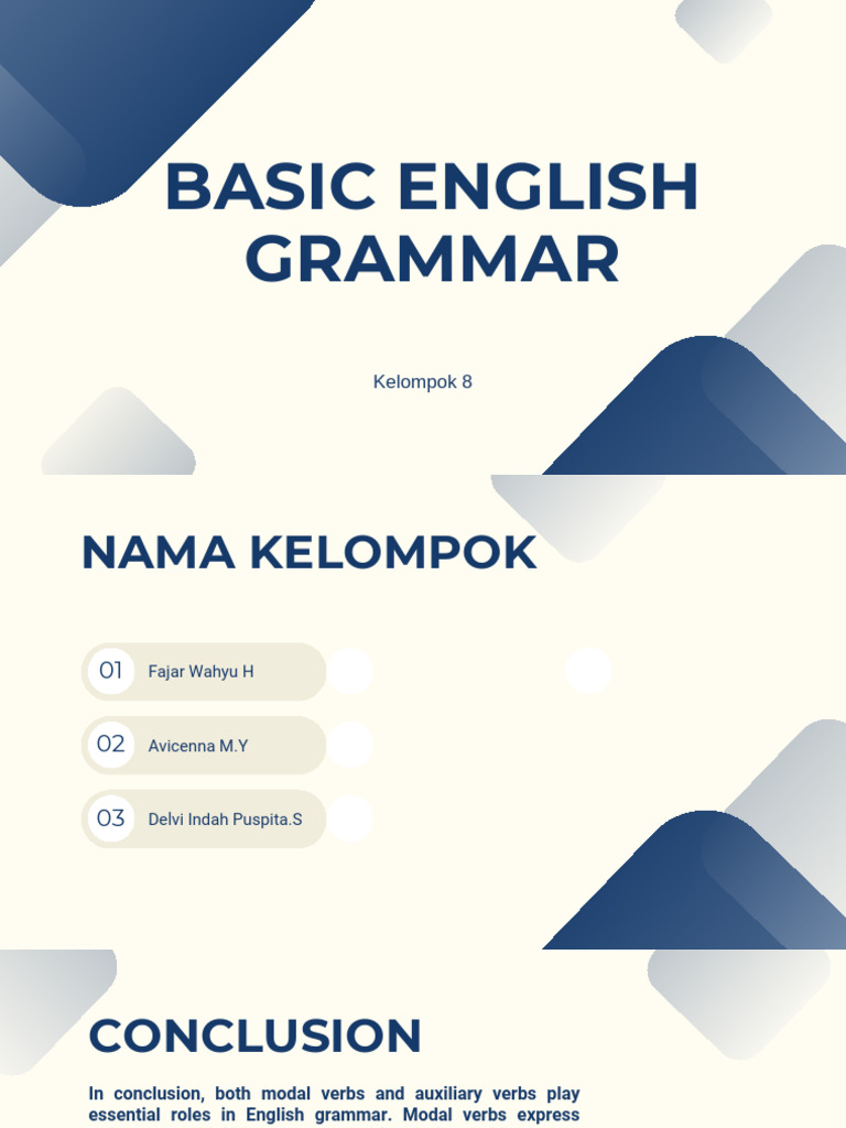 basic english grammar | PDF | Verb | English Language