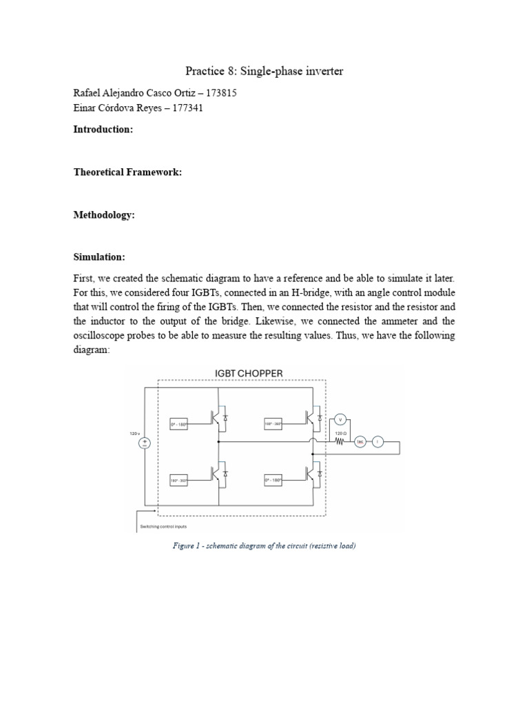 Single-Phase Inverter Simulation and Analysis | PDF | Power Inverter ...