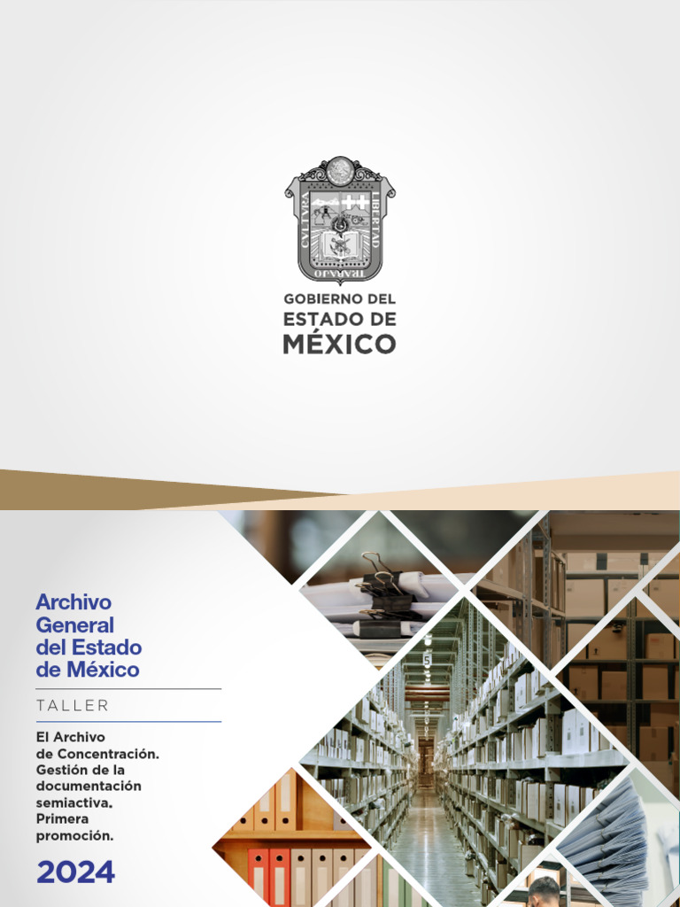 Taller Archivo Concentracion 2024 | PDF | Gestión de registros | Archivo