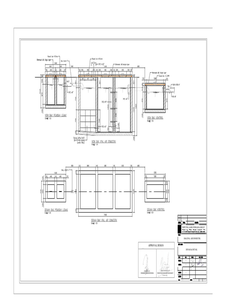 Gambar dan RAB Bak Ipal Domestik | PDF