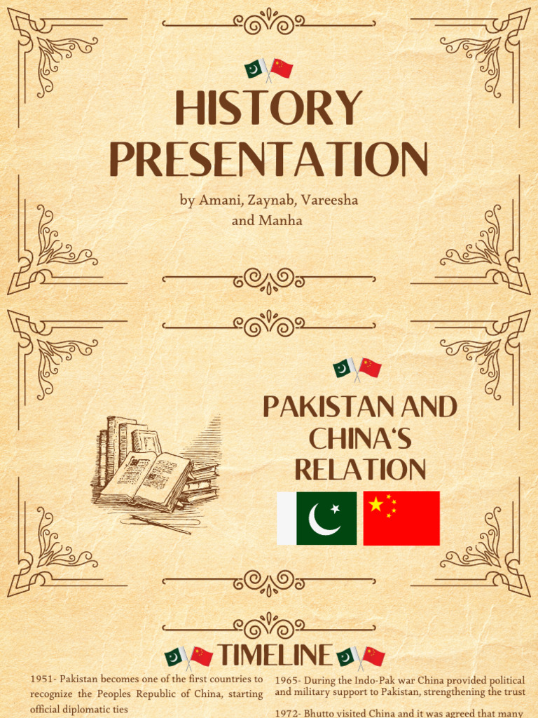 Pakistan-China Relations Timeline | PDF | Pakistan | Global Politics