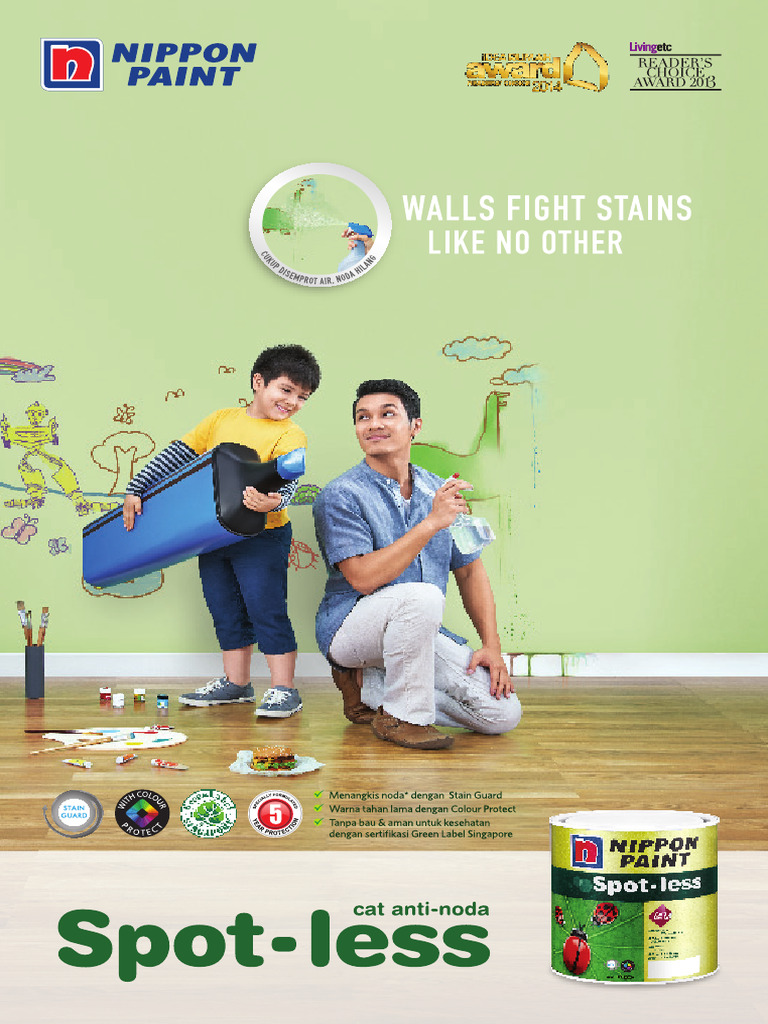 Nippon Paint Spotless Ready Mix Colour Card 2014 | PDF