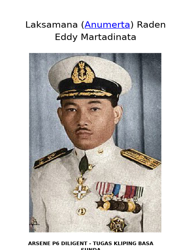 R.E Martadinata | PDF