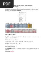 IGCSE Excel Formulas and Functions Guide | PDF | Rounding | Numbers