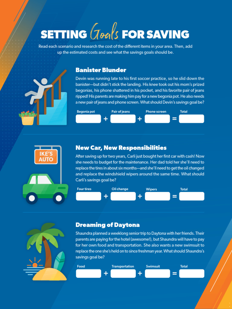Saving Goals for Everyday Expenses | PDF