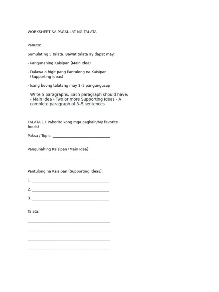 Talata | PDF