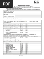 Singlife B90 Application Declaration | PDF