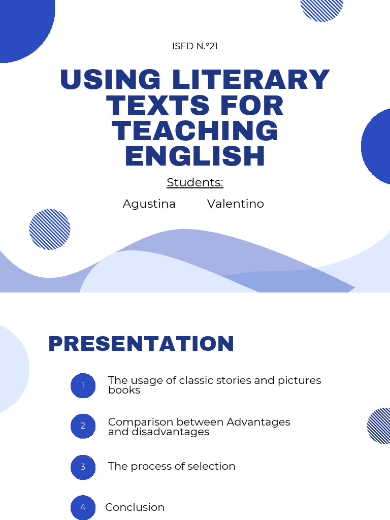 Teaching English with Literary Texts | PDF