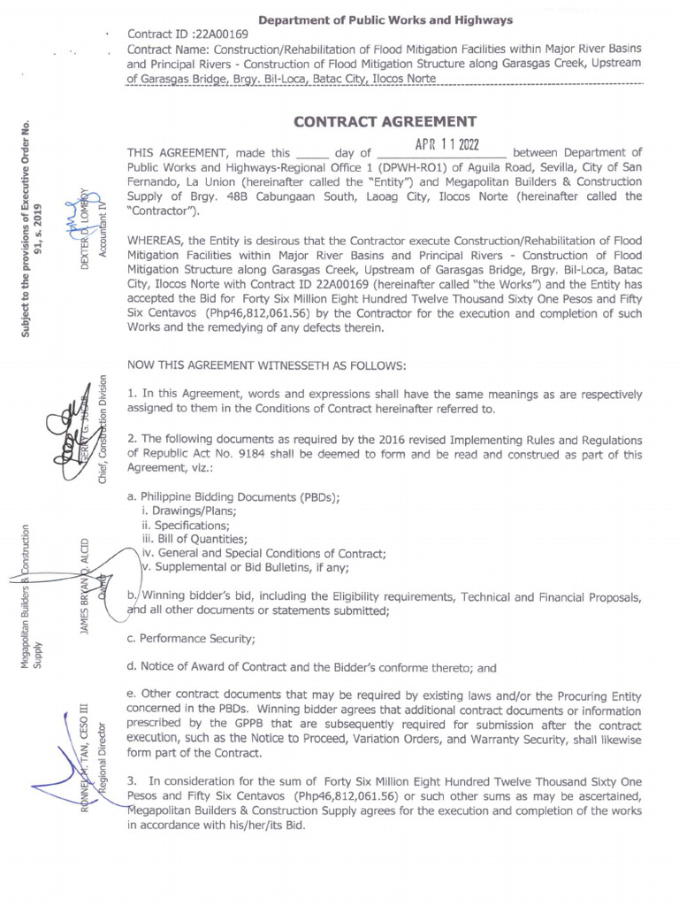 Contract Copy MEGAPOLITAN | PDF