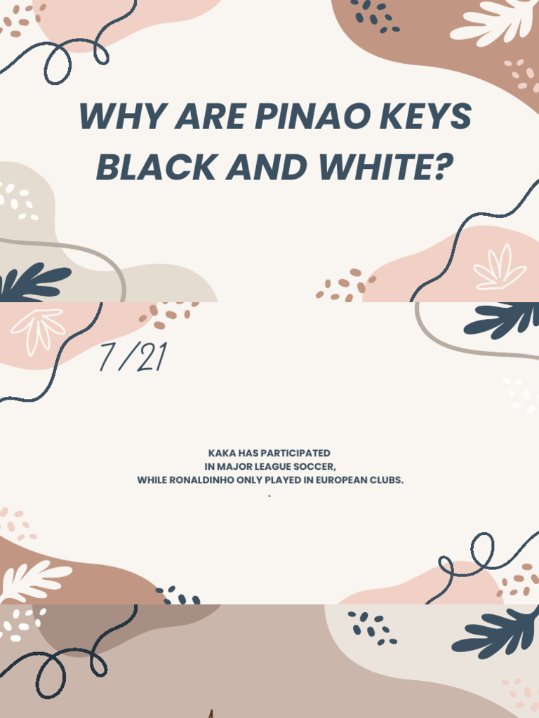 Understanding Piano Key Colors | PDF