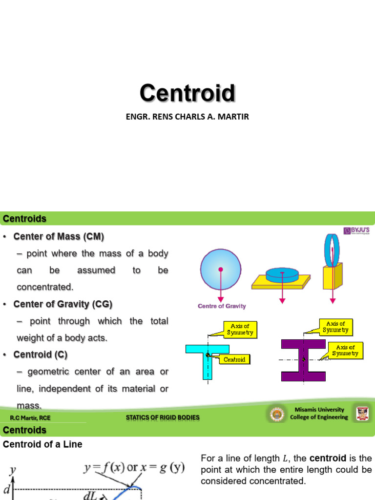 6.0-Center-of-massCenter-of-gravity-centroids | PDF | Geometry ...