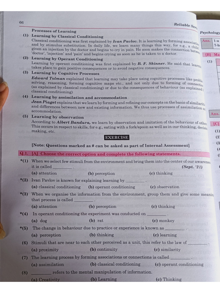 Unit 4 psychology Notes | PDF