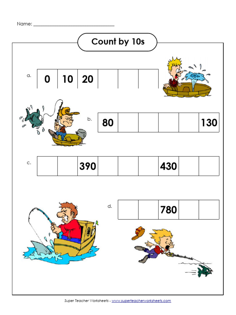 Count by 10s TZMTR | PDF
