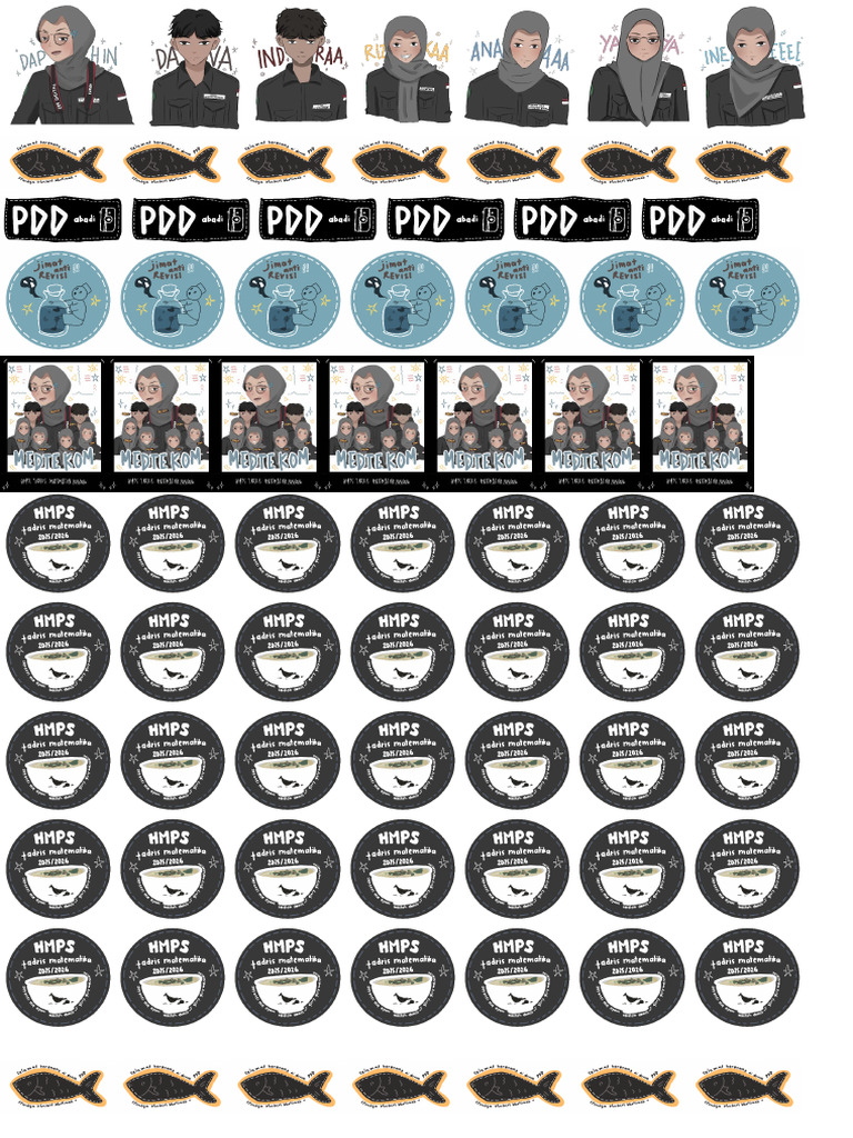 Stiker Hmps Tma 2025 | PDF