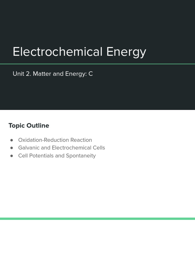 General Chemistry - Powerpoint 4 | PDF | Redox | Electrochemistry