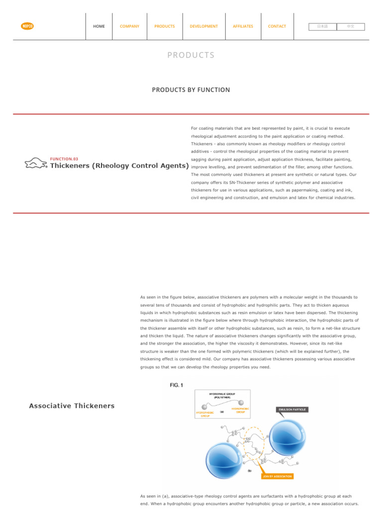 Thickeners (Rheology Control Agents) _ Products by Function _ San Nopco ...