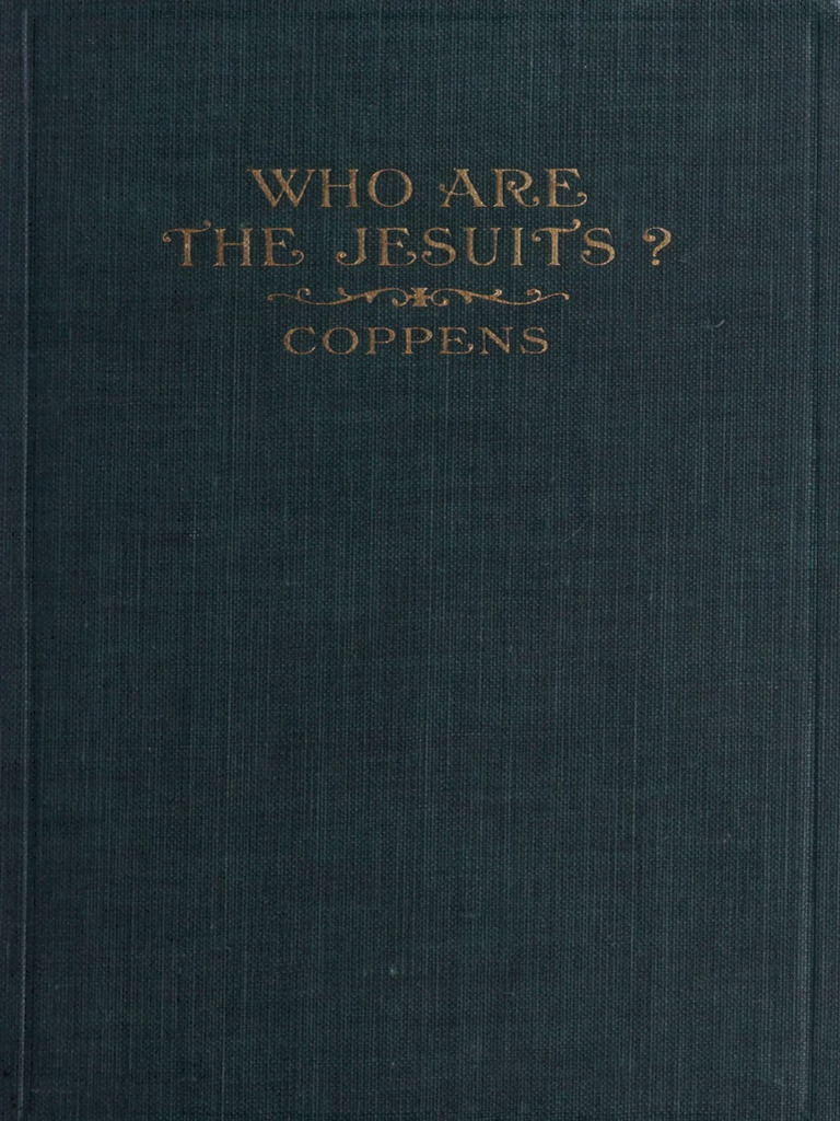 Who Are The Jesuits - Charles Coppens | PDF