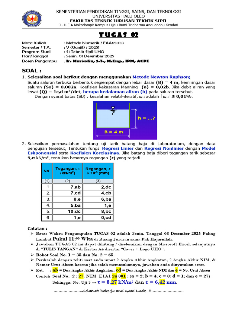 Tugas02 Metode Numerik_20251 | PDF